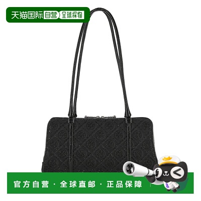 TORY BURCH 女士斜挎包 163621001 SS2025 黑色 T Monogram Marsh