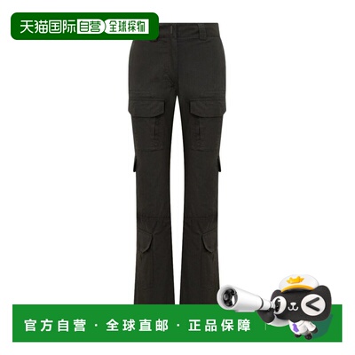 GIVENCHY 女士休闲裤 BW511H14TW001BLACK SS2024喇叭裤