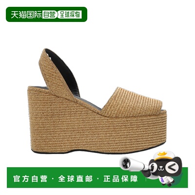 ALAIA 女士凉鞋 AA3S129TK054113 CO 棕色女鞋坡跟