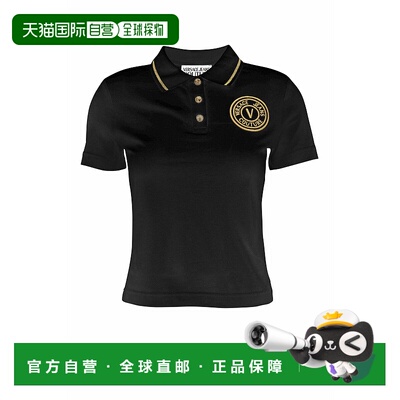 VERSACE JEANS 女士POLO衫 79HAGT00CJ01TG89 AW2025短袖