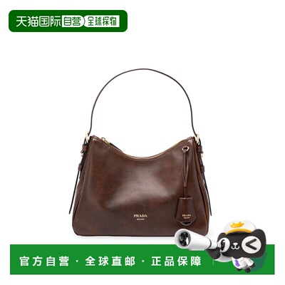 PRADA 女士斜挎包 1BC3012ZRNVLEYF0324 AW2026 棕色托特包单肩包