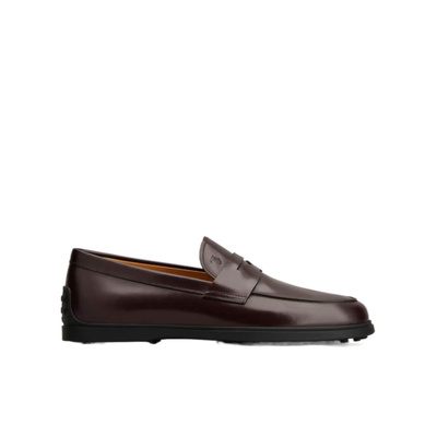 TOD'S 男士商务正装鞋 XXM78L0JM60MG2L811 AW2025深棕色乐福鞋