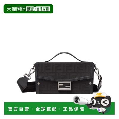 FENDI 男士斜挎包 7VA565AVC6F05TR SS2026 黑色 Soft Trunk 单肩