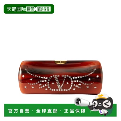 VALENTINO 女士单肩包 WB0T90HYK1ZL SS2026 红色 Pince VLogo 手