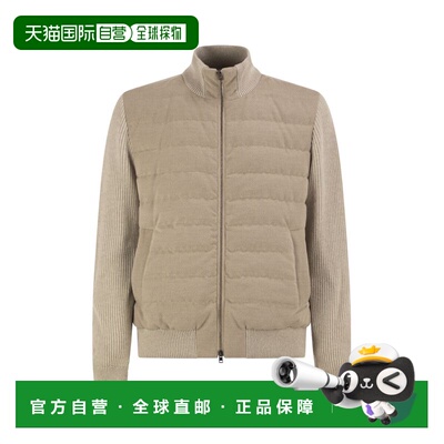 HERNO 男士夹克 PI00121UR129341985 AW2026 浅棕色羽绒