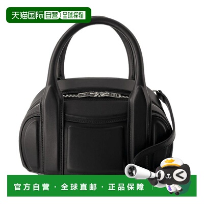 ALEXANDER WANG 女士单肩包 20124R90L SS2024 黑色斜挎包手提包