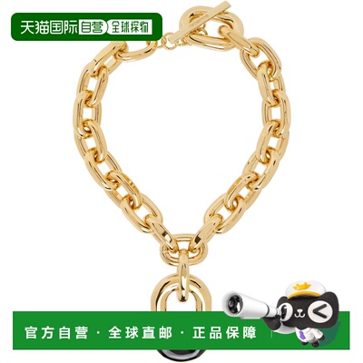 Rabanne 女士 XL Link 项链 26PBB0379MET854BLACKLIGHTGOLD