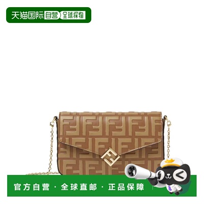 FENDI 女士钱包 8M0509AS42F1URT SS2026 棕色 PORTAFOGLI