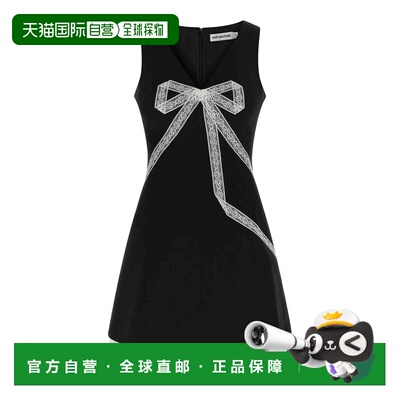 SELF-PORTRAIT 女士连衣裙 PF26004SB AW2026 黑色 black crpe bo