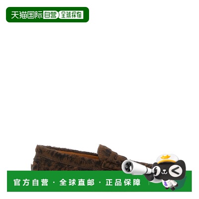 TOD'S 女士芭蕾乐福鞋 XXW52K00010UFZ3L57 AW2025 棕色一脚蹬