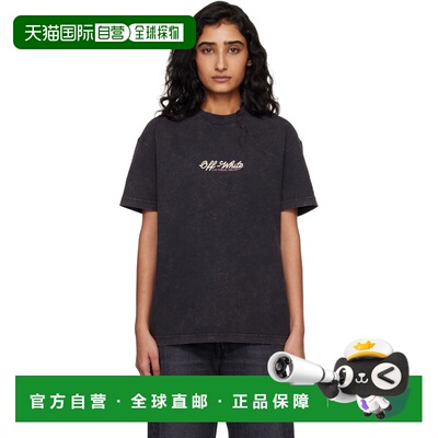 潮奢 off-white 女士 黑色 Royal Jewels T恤 2AA089S26JER008W02
