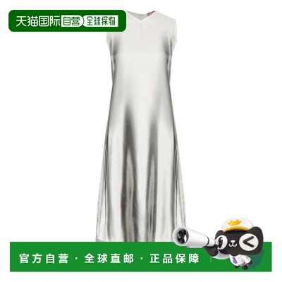 DIESEL 女士连衣裙 A200710BKBG100A SS2026 银色 V领连衣裙