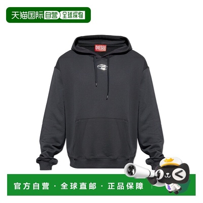 DIESEL男士卫衣SNORMHOODIODA204470BKBW900帽衫