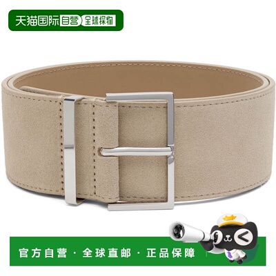 1h可退 潮奢 The Frankie Shop 女士 灰色 Evro Suede Leather 腰