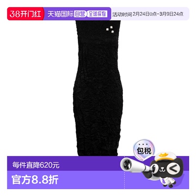 1h可退 潮奢 J.W. Anderson 女士 高雅连衣裙 black黑色 舒适时尚