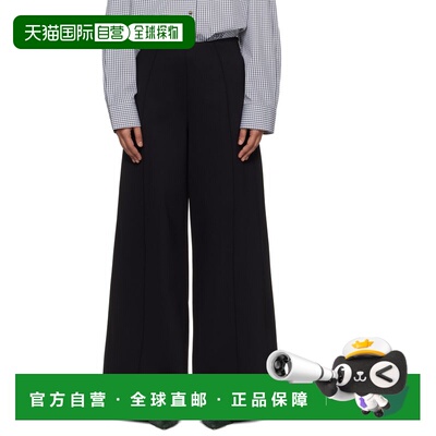 1h可退 潮奢 MaxMara 麦斯玛拉 女士 黑色 Nigella 长裤 26117810