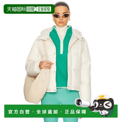 1h可退 潮奢 SPORTY & RICH 女士 Running 连帽羽绒夹克 OW020514