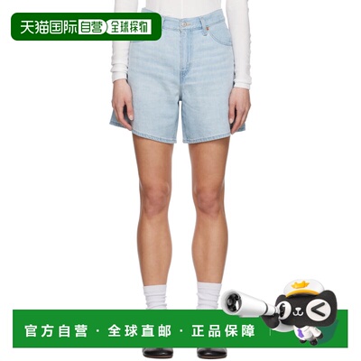 潮奢 Levi'S 李维斯 女士 蓝色 High Rise Baggy Linen+ Lightwei