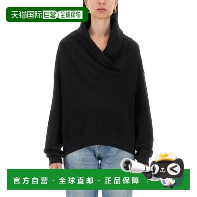SAINT LAURENT 女士针织衫 通勤 黑色803146Y36SW1000 CO