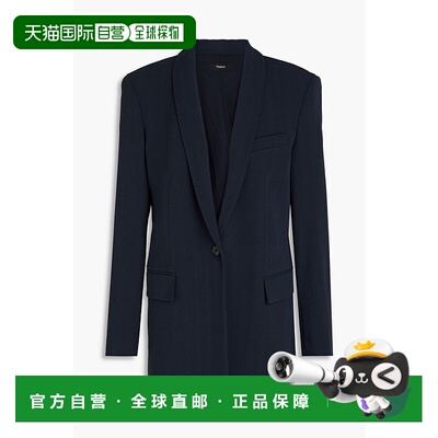 1h可退 潮奢 THEORY 希尔瑞 女士 绉纱西装外套 O0509103XLV