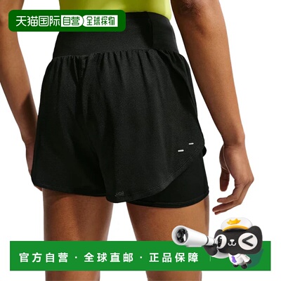 NIKE 女士短裤 IF7518010NERO CO 黑色 PANTALONCINO DONNA FLOW