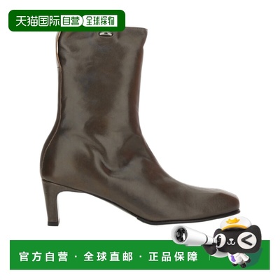 OUR LEGACY 女士高跟鞋 A4257KP AW2025 绿色 Karasu Heel 踝靴