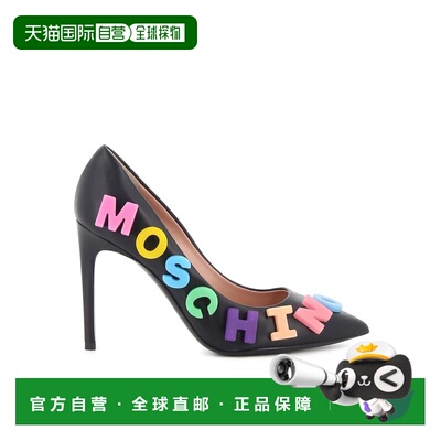 1h可退 MOSCHINO 女士高跟鞋 MA1045AC0EMF0000 SS2022 黑色