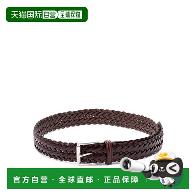 Anderson's 男士腰带 A1097PI178C1 AW2025 棕色 Woven Leather B