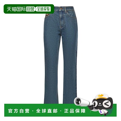 BURBERRY 女士休闲裤 8118501 SS2026 黑色 Denim Bootcut Jeans
