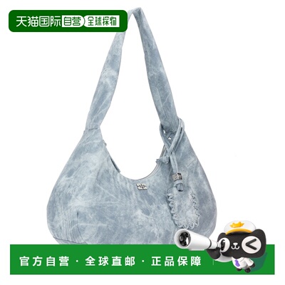 GANNI 女士斜挎包 A6866371 AW2025 灰色 MEDIUM 