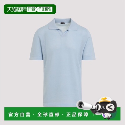 KITON 男士POLO衫 UMK0718K286000CELESTE SS2025