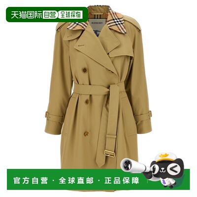 1h可退 BURBERRY 女士大衣 8111564HAMPER AW2025 浅棕色 Medium