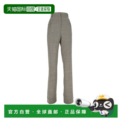 1h可退 PRADA 女士休闲裤 P273I16VEF0480 SS2025 灰色 PANTALONI