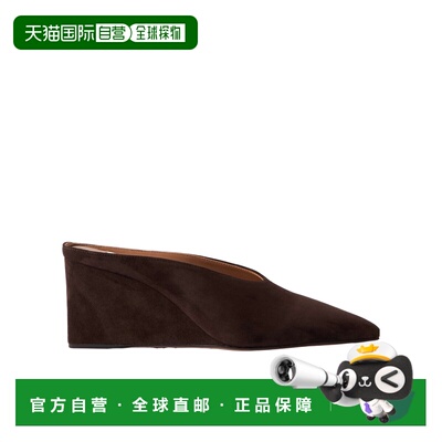ALAIA 女士芭蕾乐福鞋 AA3M104C0H53U15 AW2026 深棕色一脚蹬