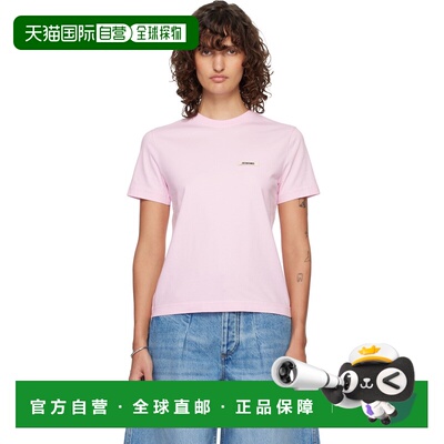Jacquemus 女士 JACQUEMUS 粉色 The Gros Grain T恤 25HTSW00550