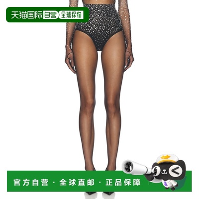 1h可退 潮奢 ALEX PERRY 女士 水晶网纱内裤 P0095RE25