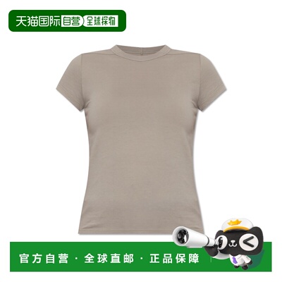 RICK OWENS 女士T恤 RP02E4235JA08 AW2025 灰色 ‘Shielding’ s