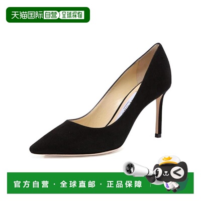 奢淘 Jimmy Choo 黑色徽标高跟鞋 女 ROMY85SUE247BLACK37Black