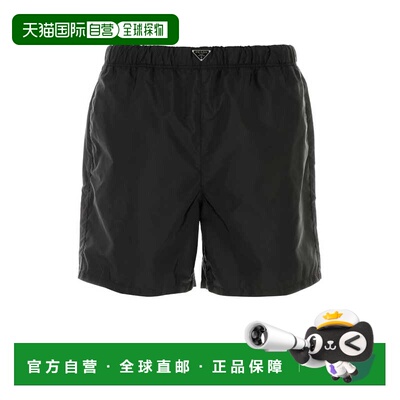 PRADA 男士泳装 UB372SWMO1WQ9F0002 SS2026 黑色