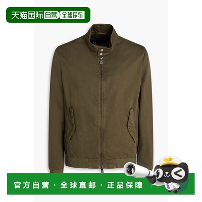1h可退 潮奢 Herno 男士 棉麻混纺短夹克 GI000327U131477730T01D