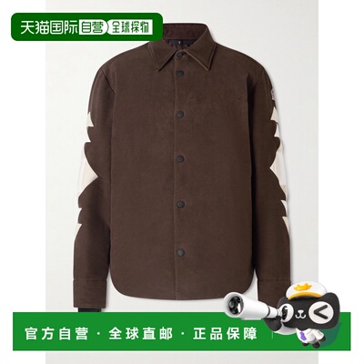 1h可退 潮奢 moncler 盟可睐 男士 Valley Cotton-Moleskin, 拼布