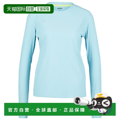 HOKA ONE ONE 女士运动服 9165534RAINDROP CO 蓝色上衣