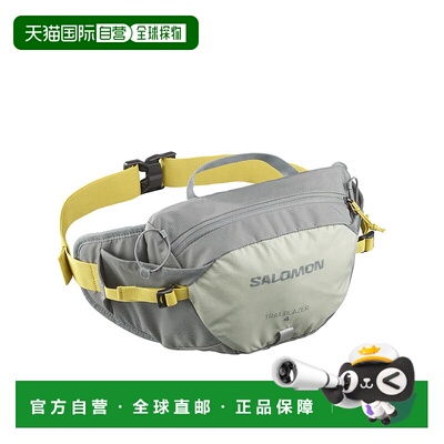 SALOMON 男士腰包 LC2463100SEDONA AW2025 灰色 TRAILBLAZER BEL