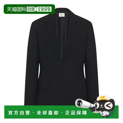 THE ROW 女士西服 8115W3043BLK SS2024 黑色 Linda 初剪羊毛外套