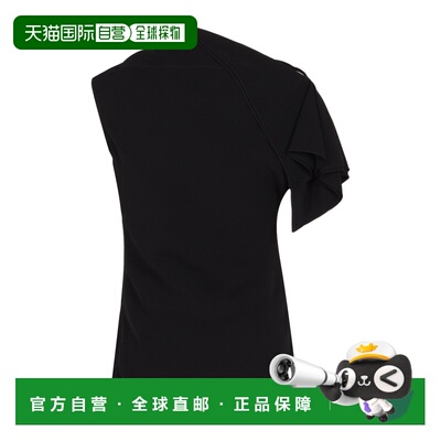 1h可退 LOEWE 女士背心吊带 S540Y07XGX1100 SS2026 黑色 不对称