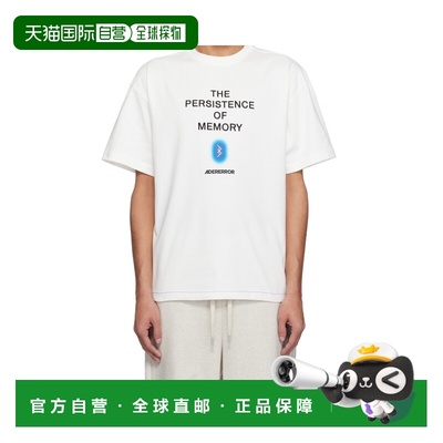 Ader Error 男士T恤 SS2025 BO01SSTS0116OWOFFWHITE短袖
