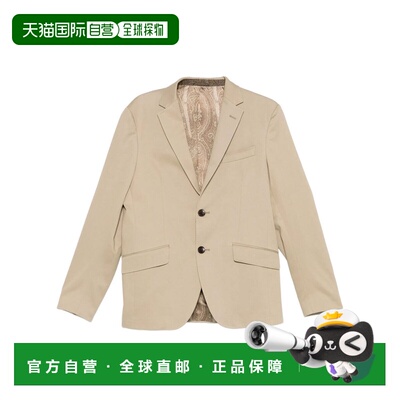 ETRO 男士西服 MRCA000699TU5N2M0122 SS2026 卡其色外套西装