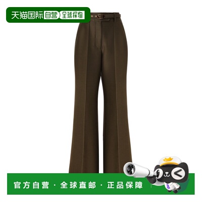 ZIMMERMANN 女士正装裤 SS2026 6490PC261DKOLV喇叭裤军绿色