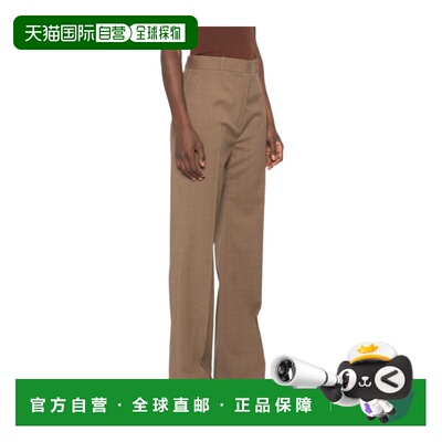 1h可退 MAX MARA 女士休闲裤 CAMBUS6A06005 AW2026 棕色 腰带环
