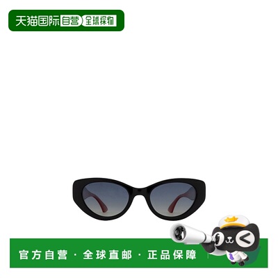 GUCCI 女士太阳镜 GG1862S005 SS2025 黑色 古驰猫眼框太阳镜